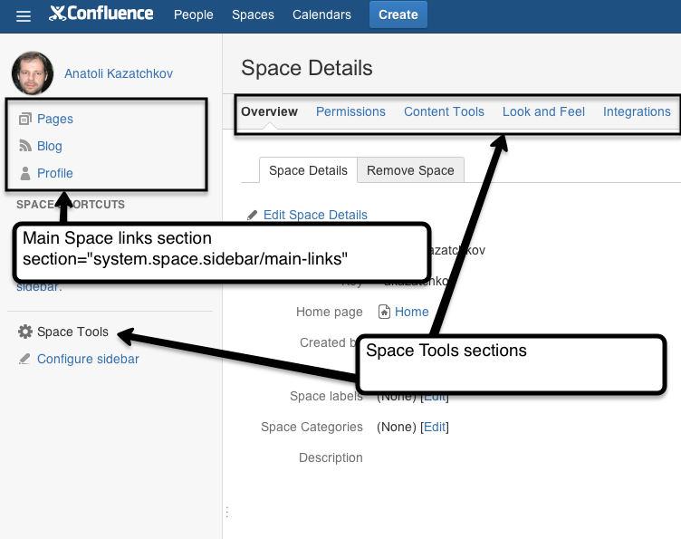 Browse Menu And Space Tools Changes In Confluence 5 0