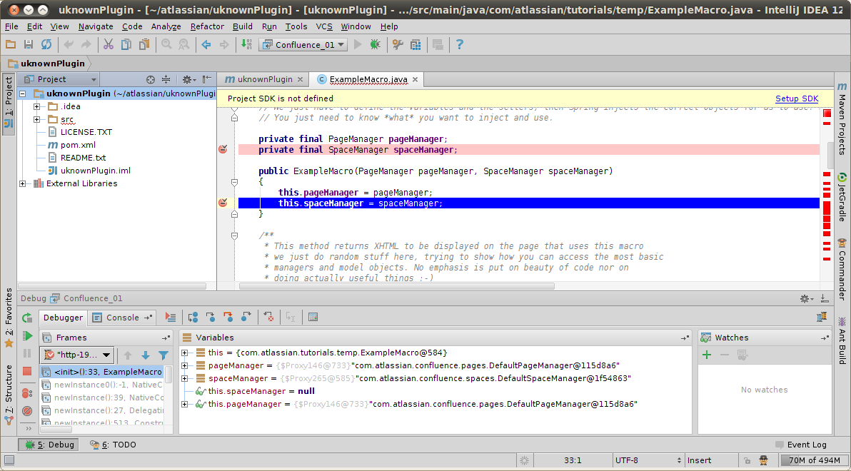 Creating a remote debug target