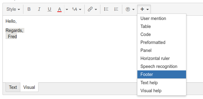 Extending the rich text editor in JIRA